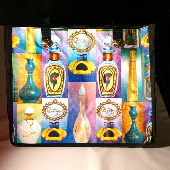 Vintage Avon Tote Bag | Bags | Vintage Avon Award California Perfume Co ...